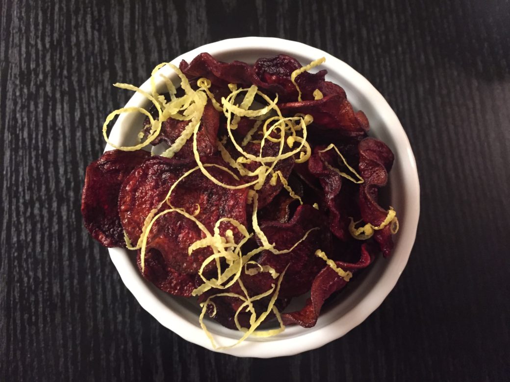 Baked Beet Chips - MIND Diet Meals
